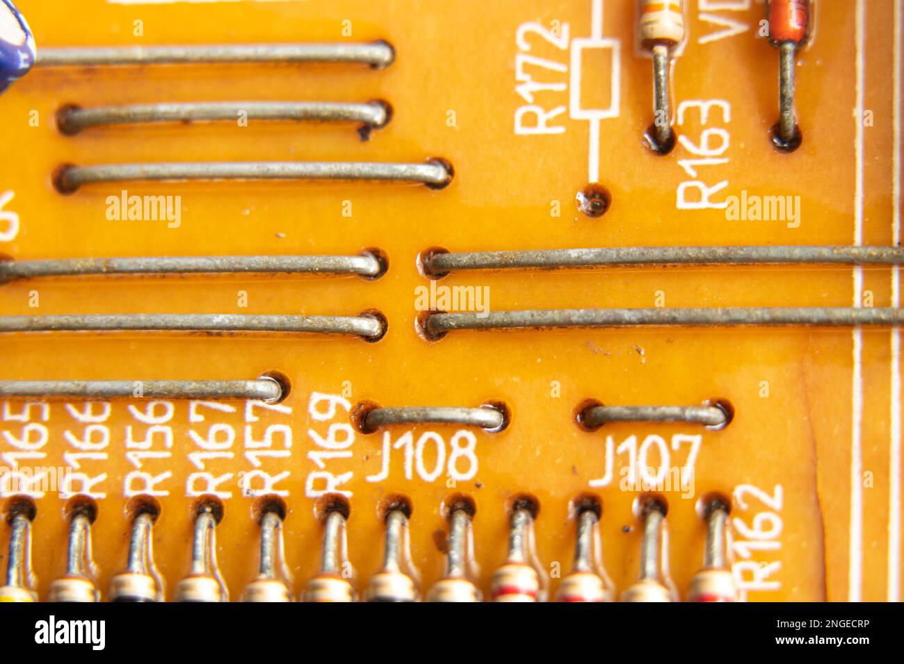 circuit board circuitry, disassembled computer Stock Photo - Alamy