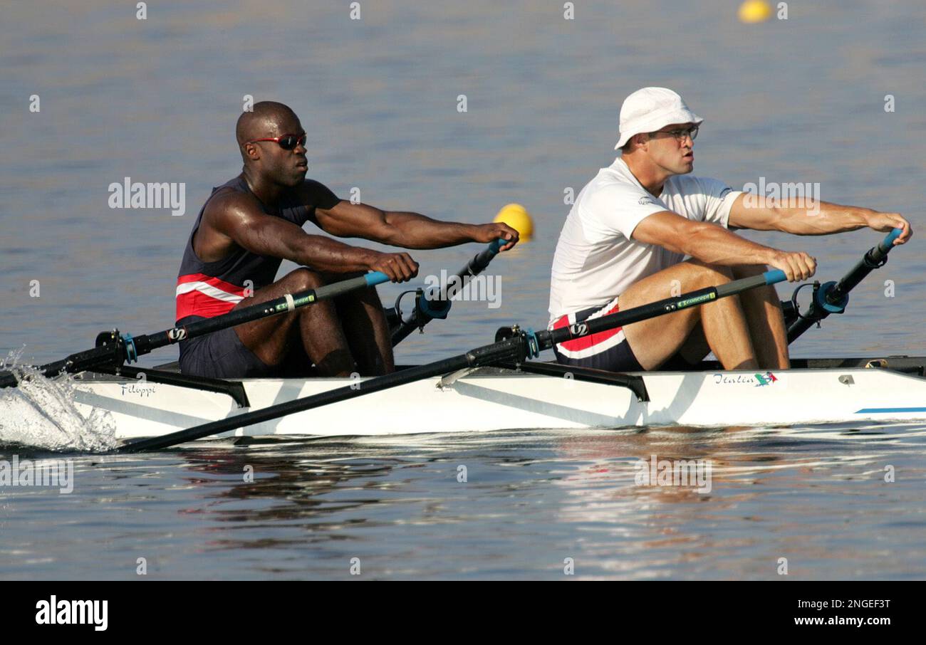 Aquil Abdullah, left, and Henry Nuzum of the USA train for the Men's ...