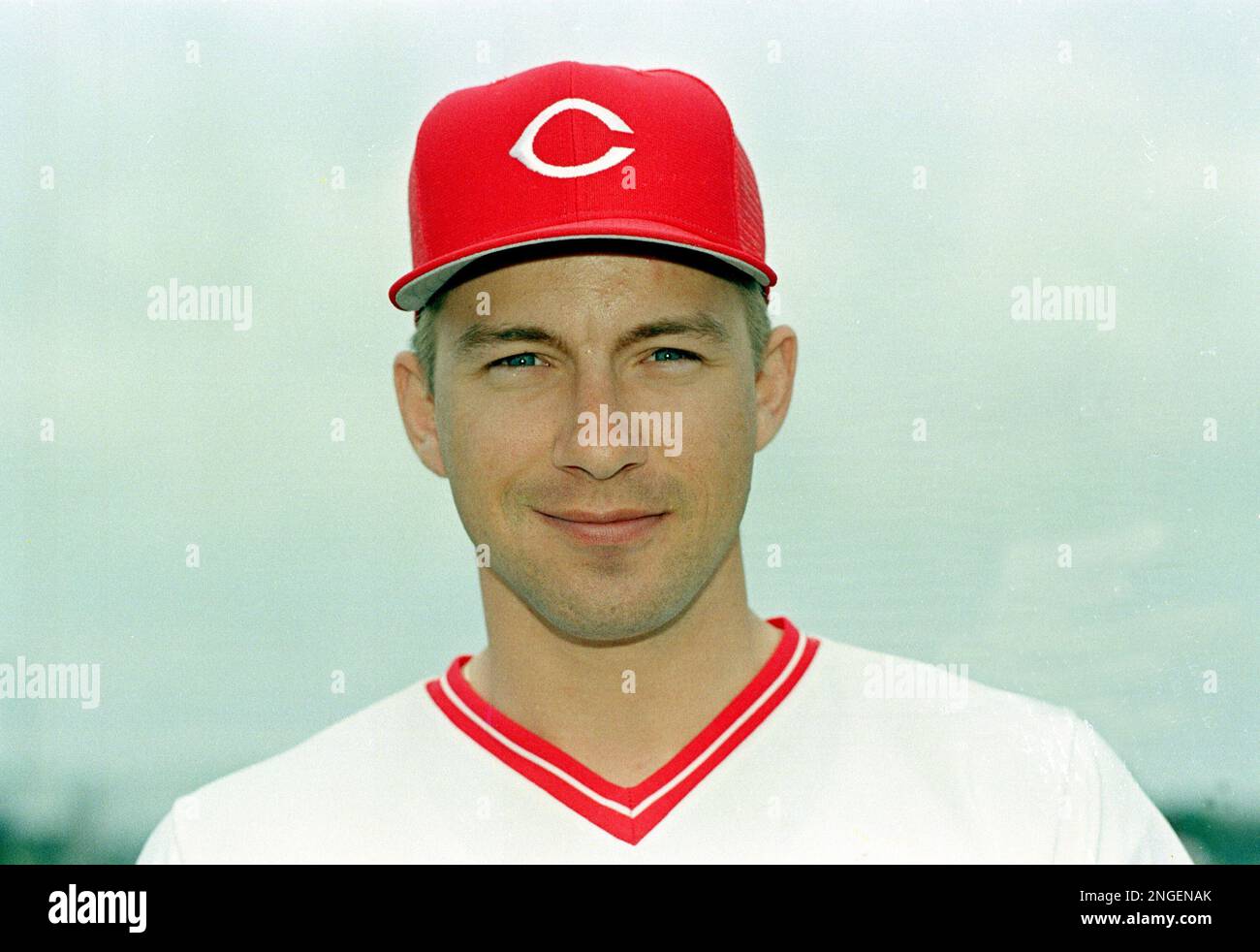 Cincinnati Reds infielder Chris Sabo is shown in this March 1987 photo ...