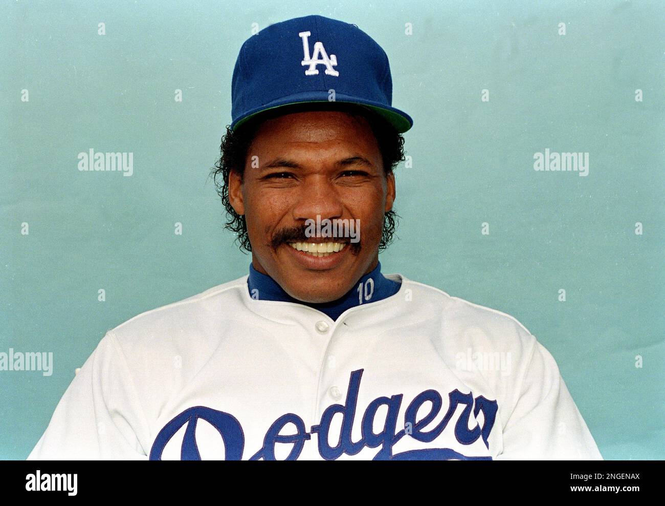 Los Angeles Dodgers Juan Samuel is shown in this March 1992 photo. (AP ...