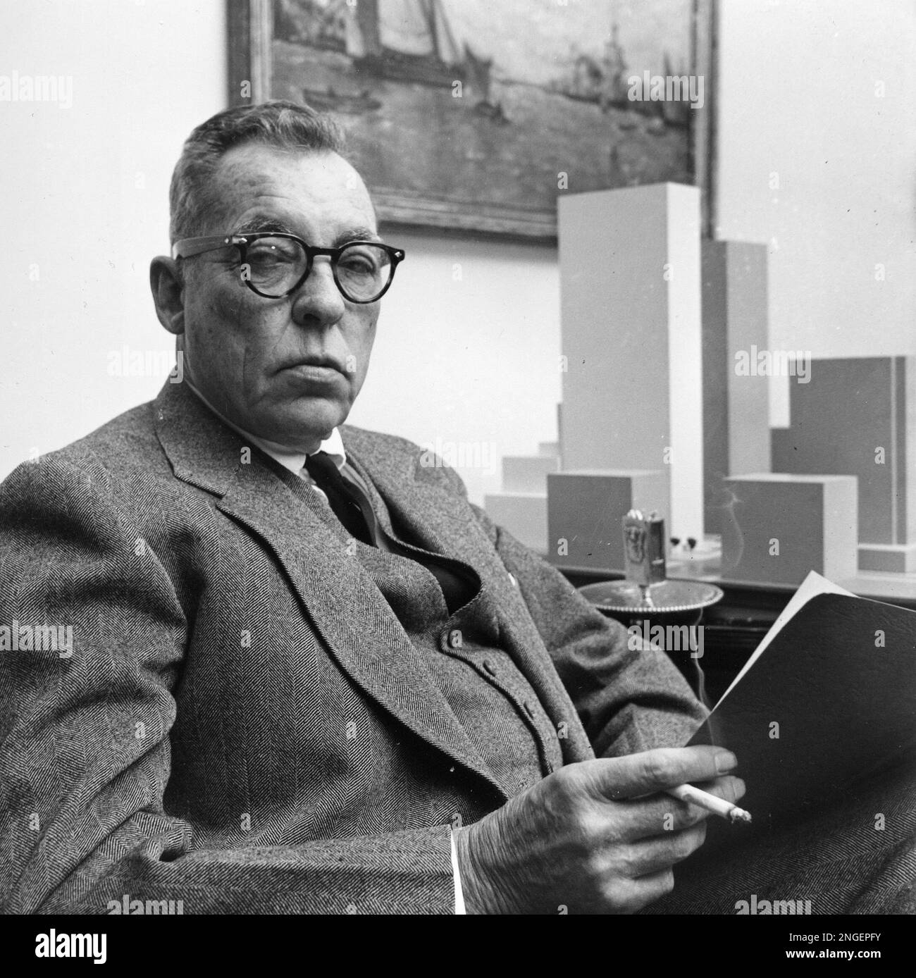 New York financier and real estate magnate Vincent Astor poses in his ...