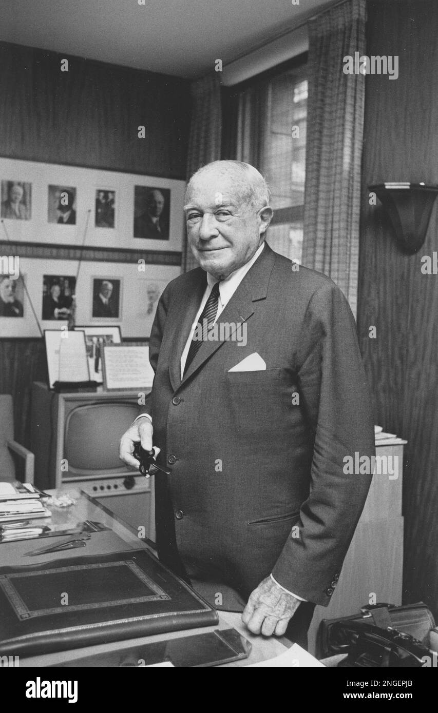 Bernard F. Gimbel, co-founder and head of a department store empire ...