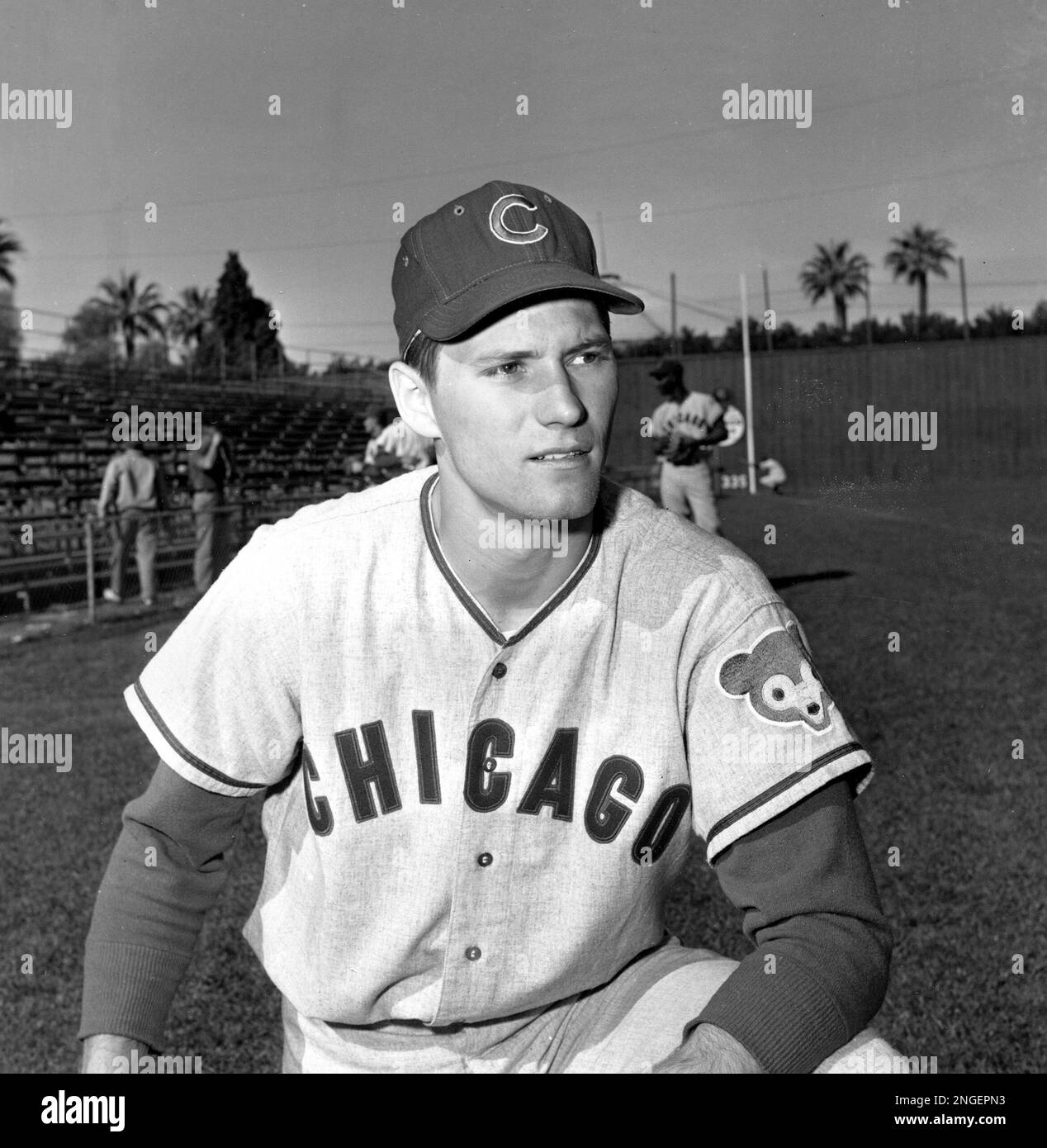 Chicago Cubs infielder Ken Hubbs is shown on March 8, 1963, during ...
