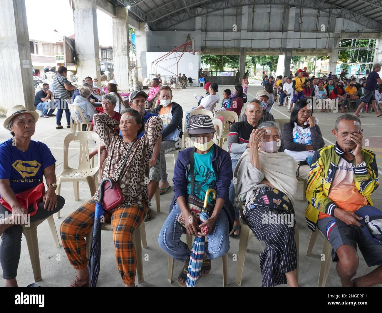 Palapag, Philippines. 18th February, 2023. Hundreds of elderly availed ...