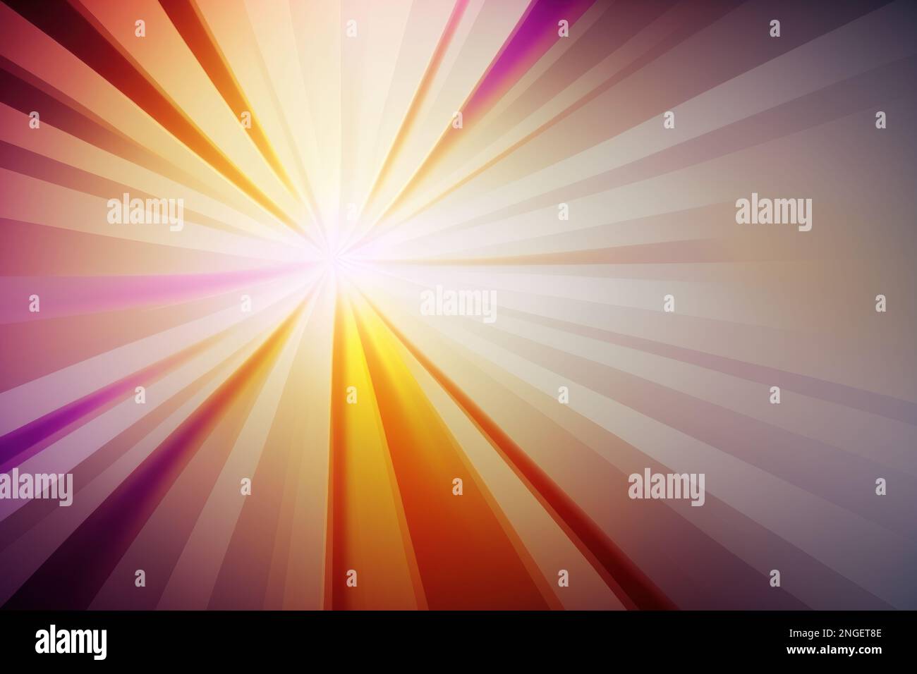 Abstract god ray multicolor wow light effect background Stock Photo - Alamy