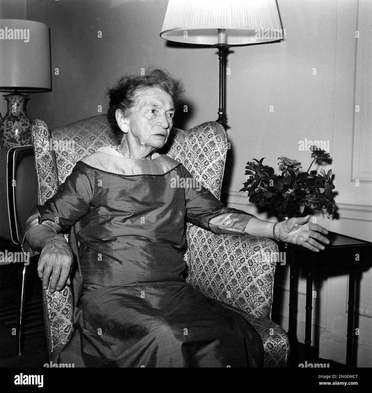 Margaret Sanger, advocate of birth control, is shown at New York's ...