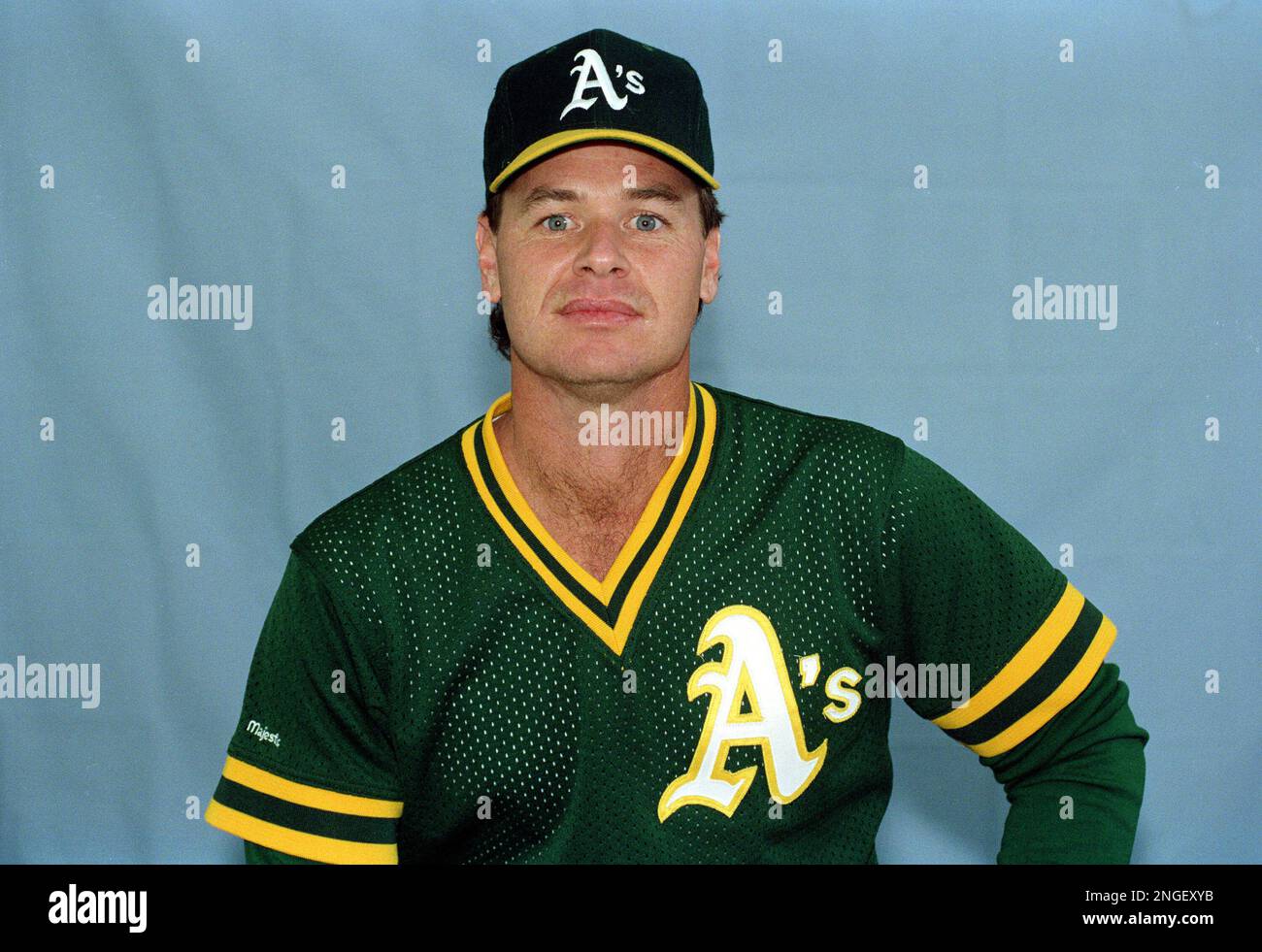 Rick Honeycutt, pitcher for the Oakland Athletics, is shown in 1993 ...