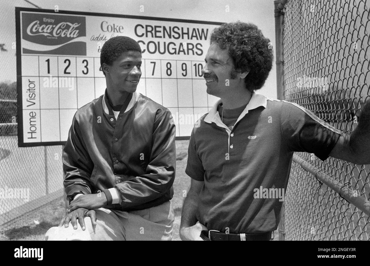 Darryl Strawberry, left, first player chosen in this year's baseball ...