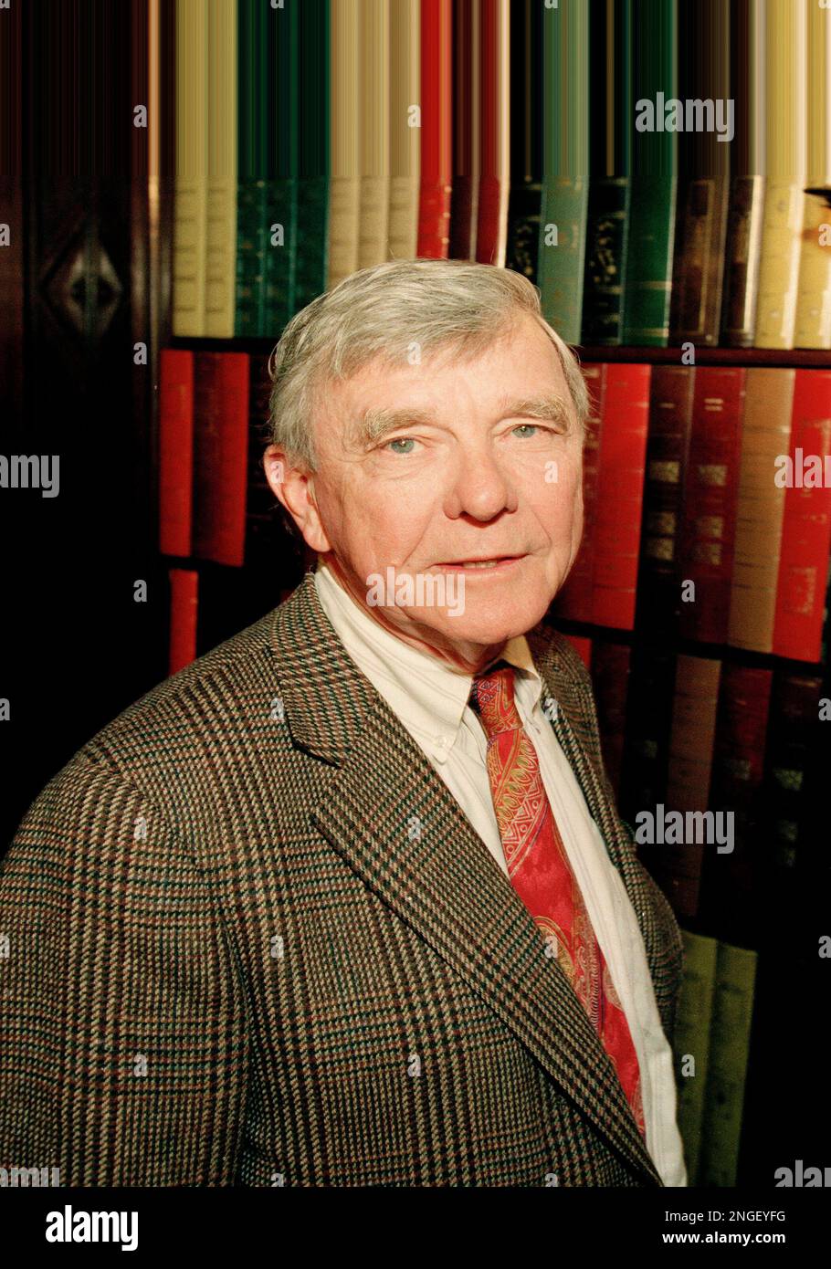 New host of "Masterpiece Theatre" Russell Baker is shown in this Feb ...