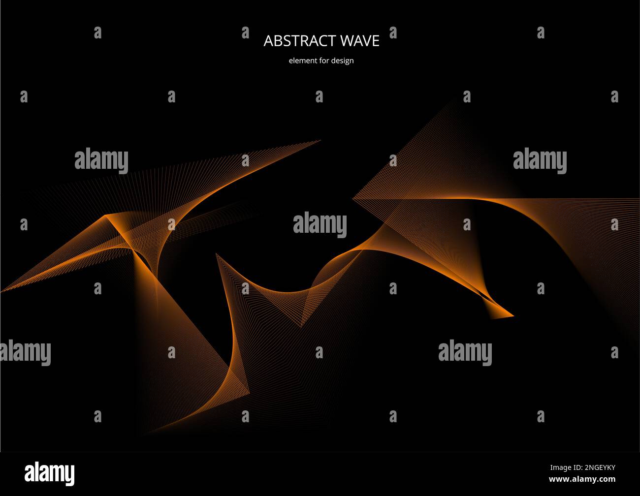 Abstract wave element for design. Digital frequency track equalizer ...