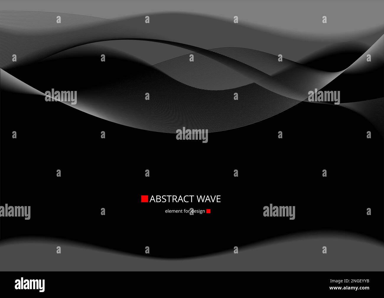 Abstract wave element for design. Digital frequency track equalizer ...