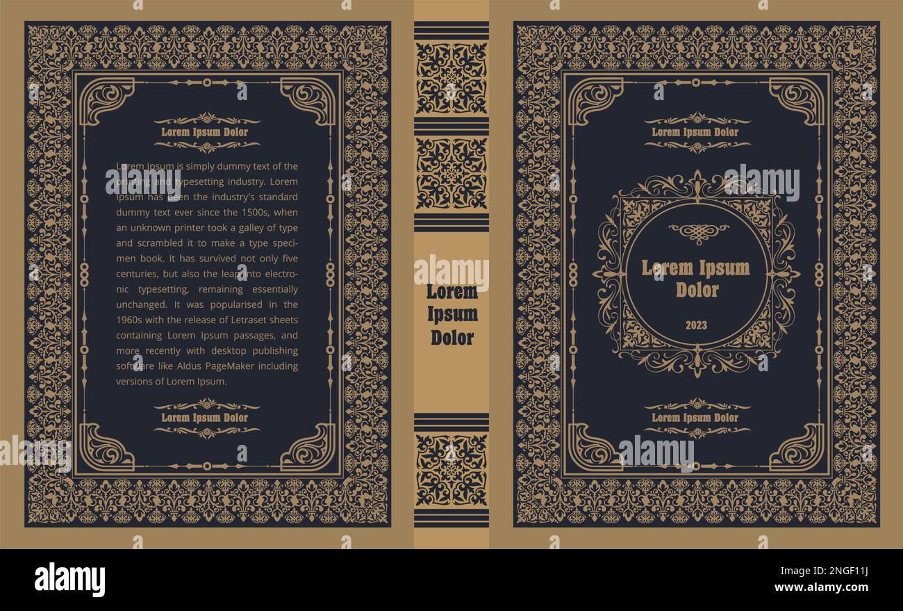 Vintage Book Covers Vector