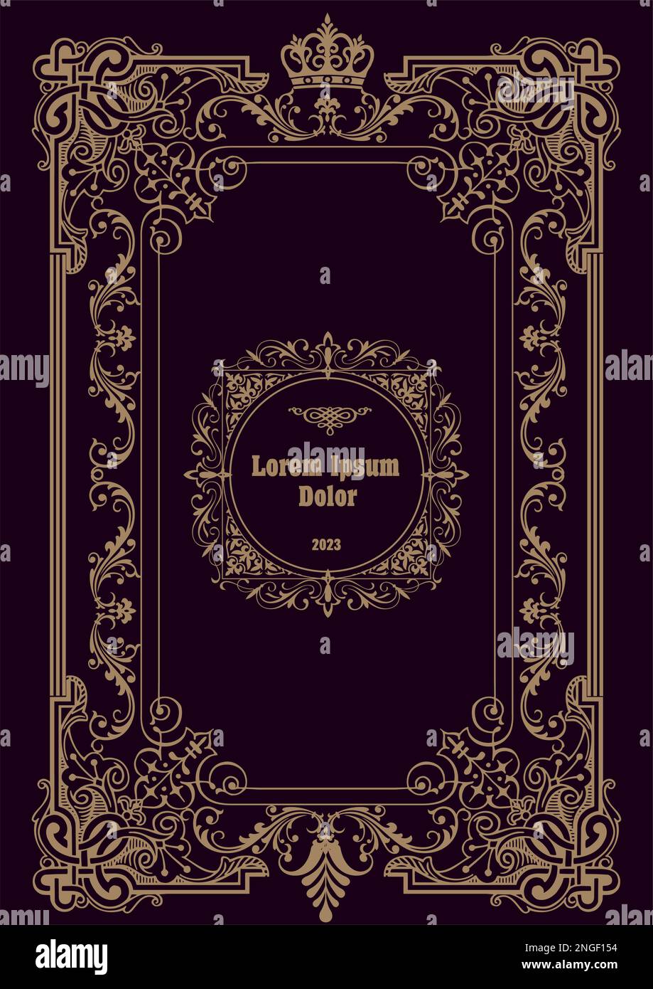 Vintage Book Covers Vector