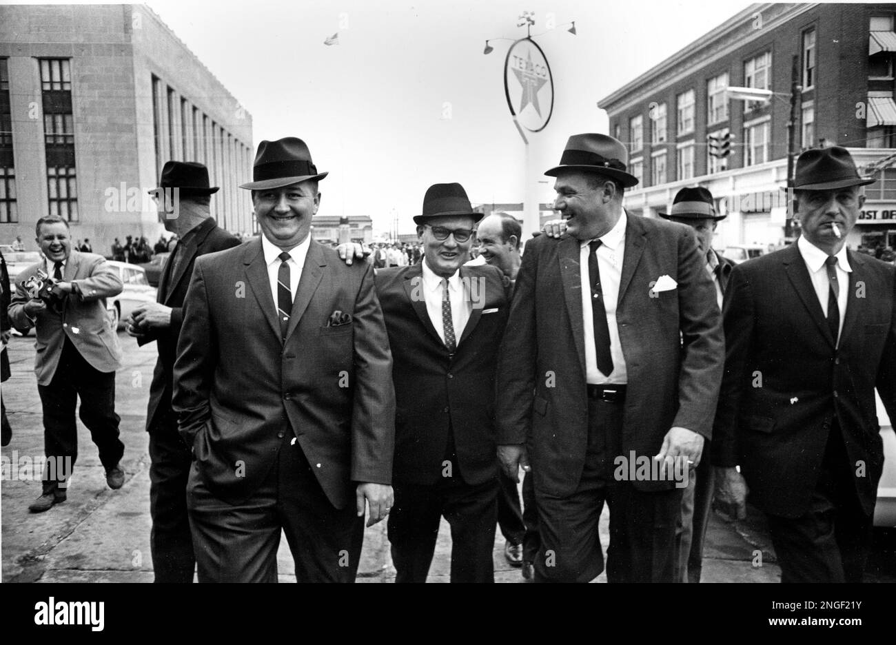 Neshoba County Sheriff Lawrence Rainey, right, his deputy Cecil Price ...