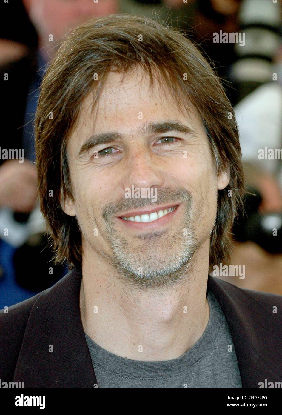 Brazilian film director Walter Salles smiles during a photocall for his ...