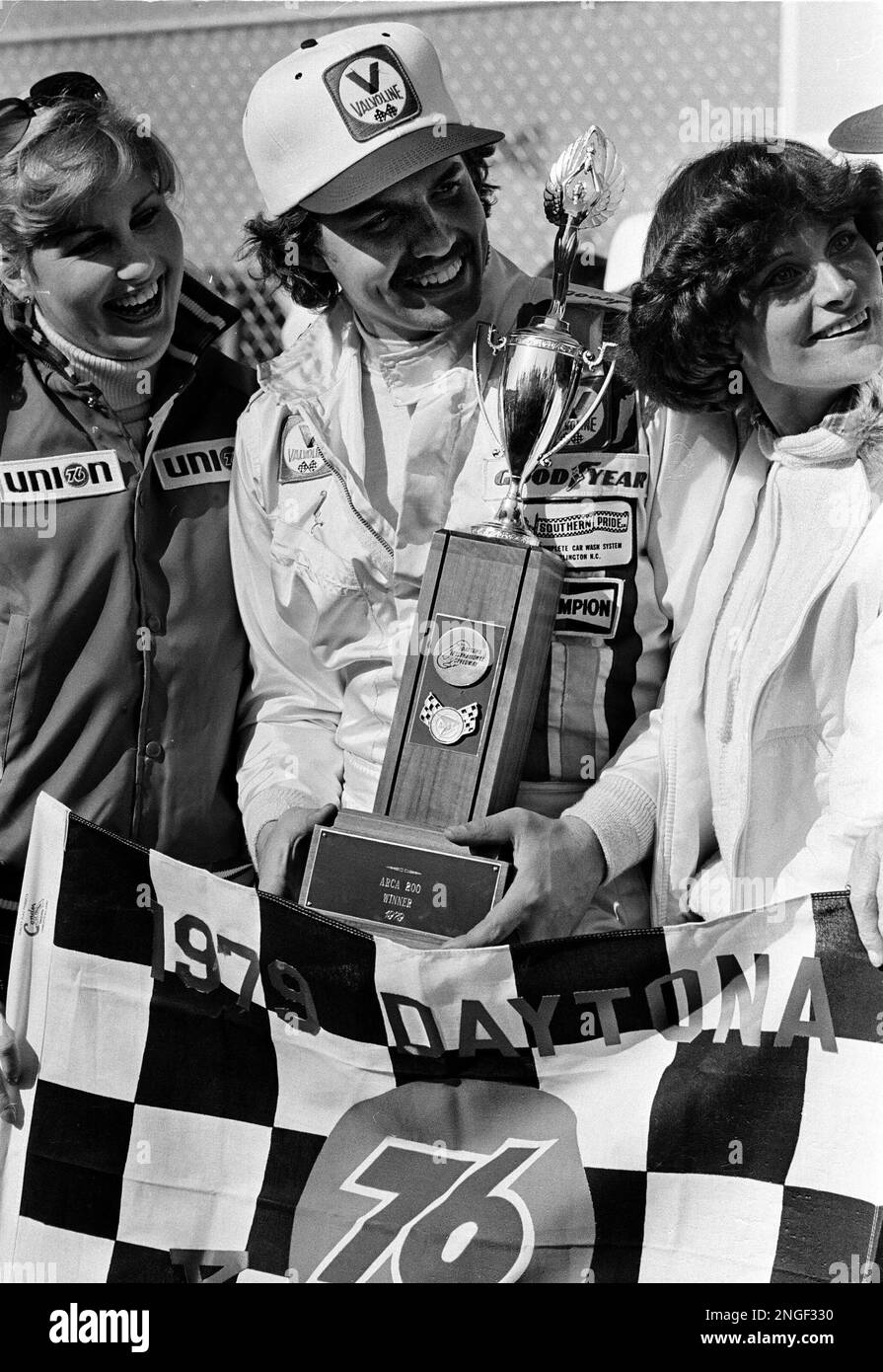 Nineteen-year-old race car driver Kyle Petty stands with his wife Patti ...