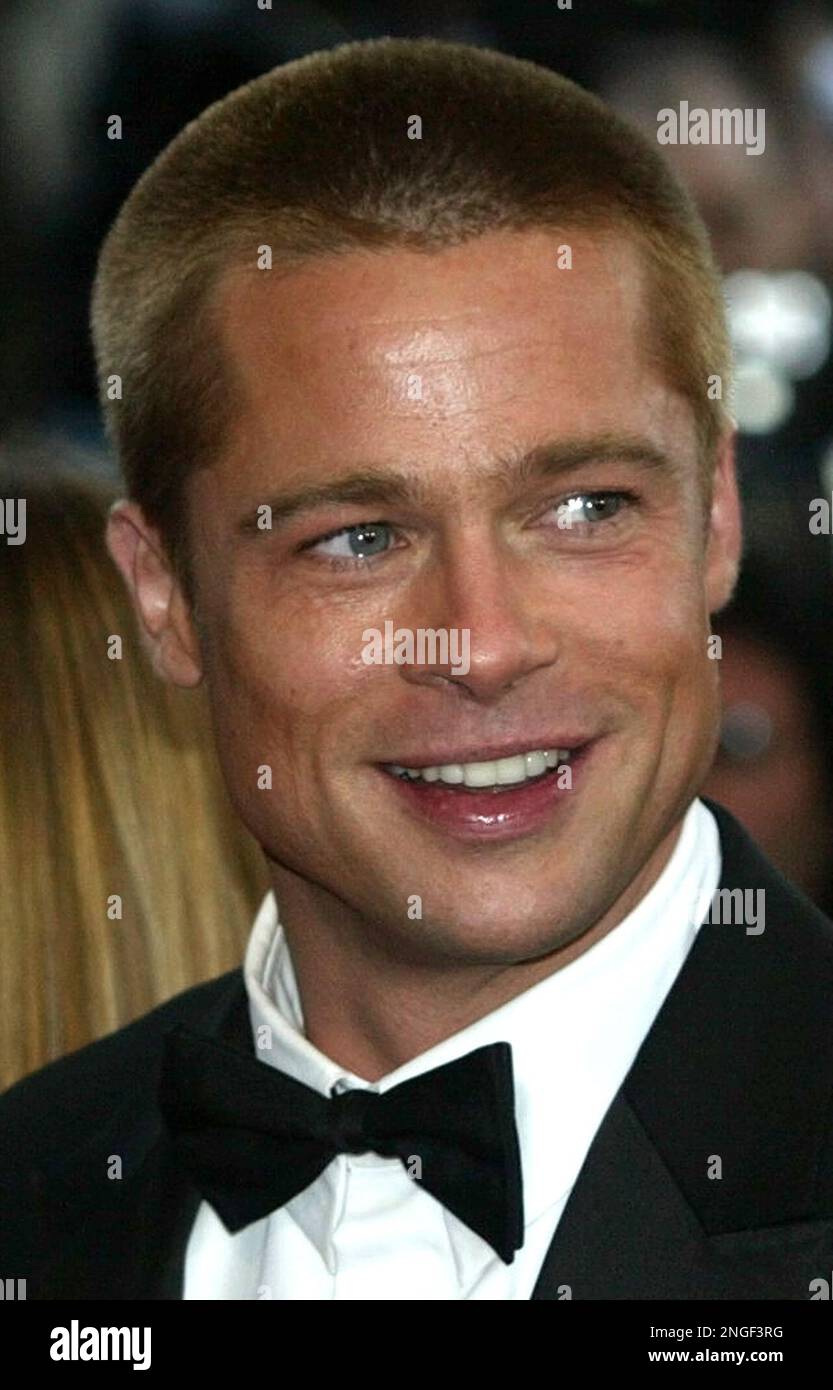 American actor Brad Pitt arrives for the screening of his film "Troy ...