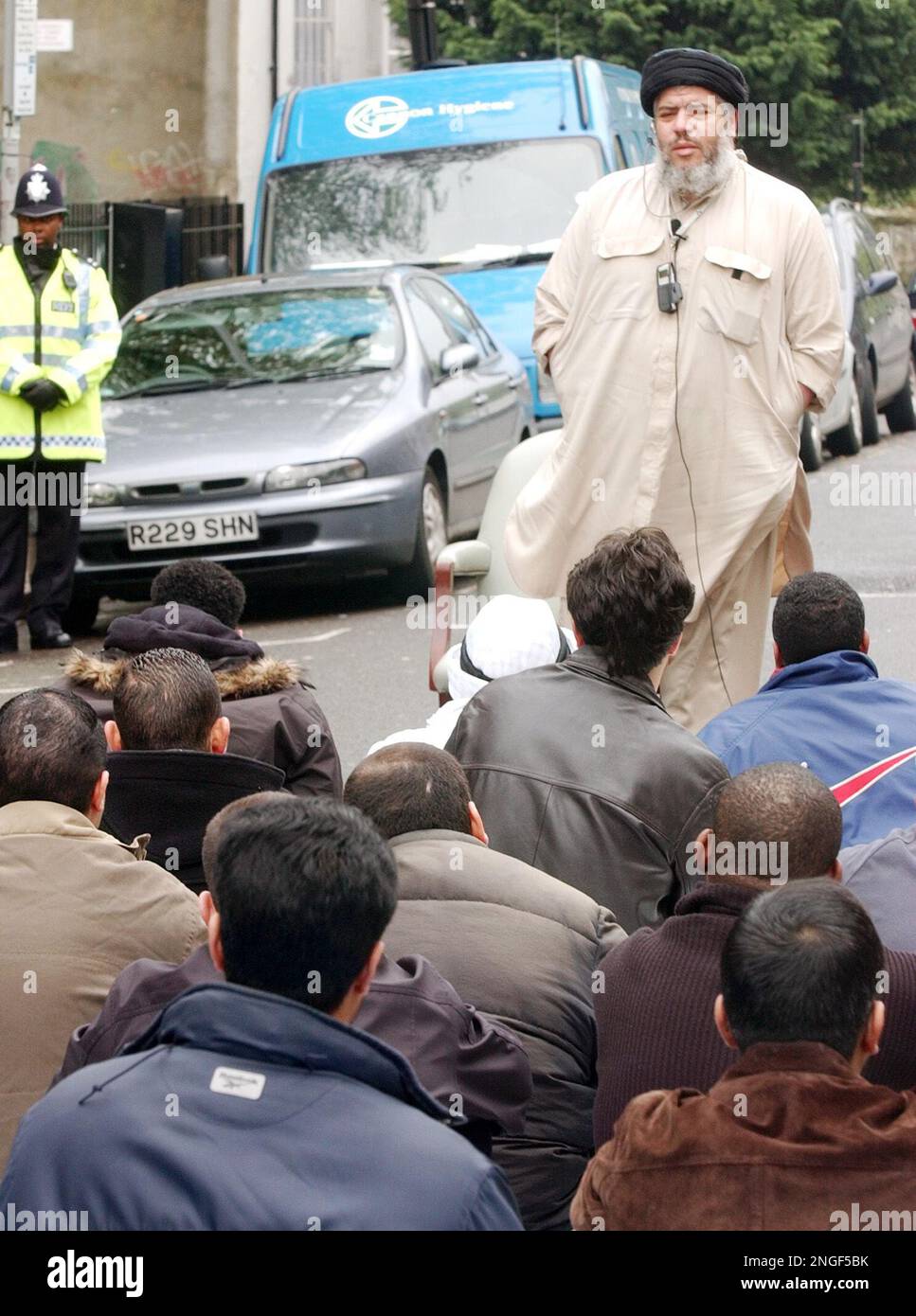 Muslim cleric Mustafa Kamel Mustafa, conducts Friday prayers in the ...
