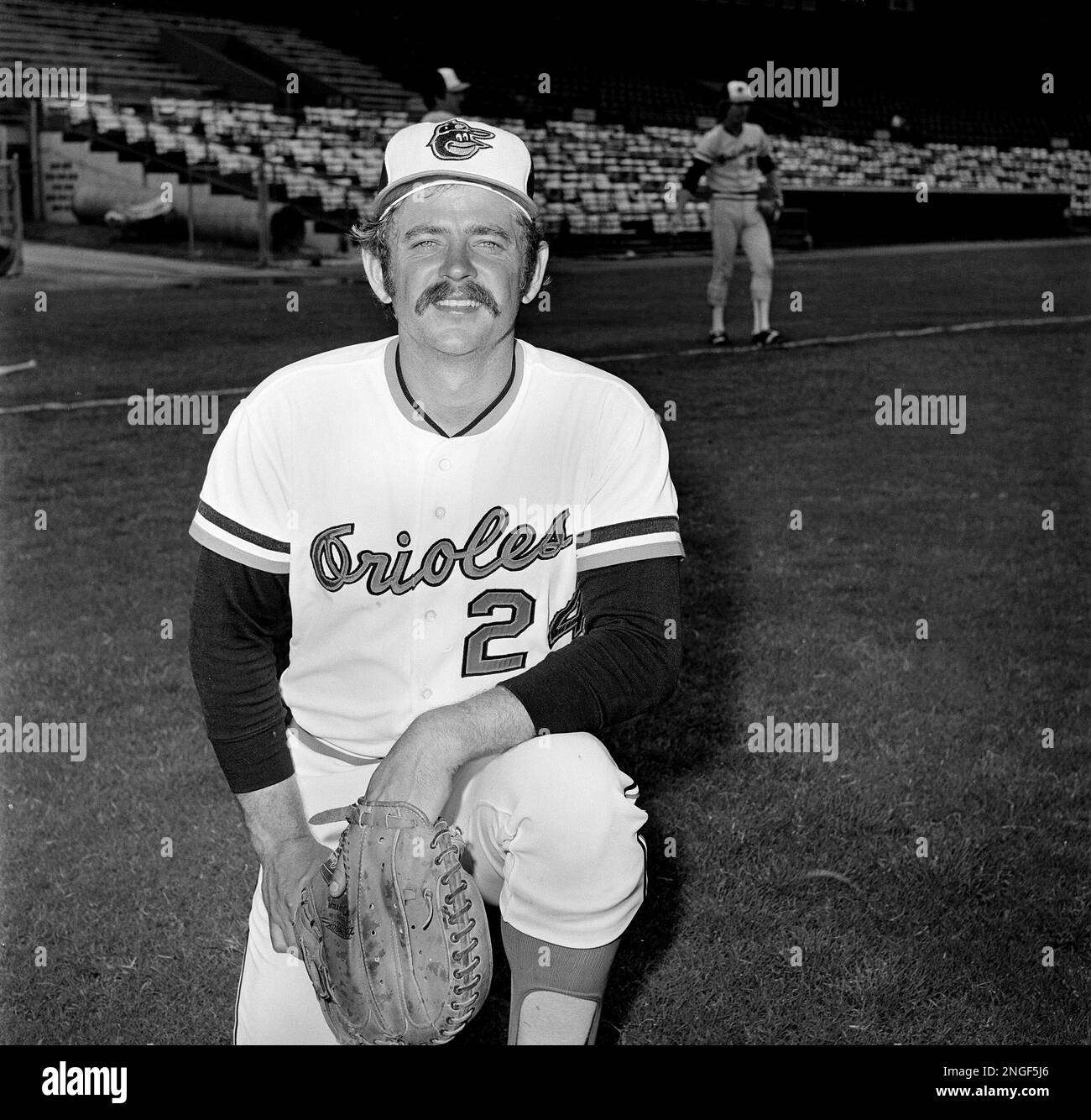 Baltimore Orioles catcher Rick Dempsey is shown in this 1978 photograph ...