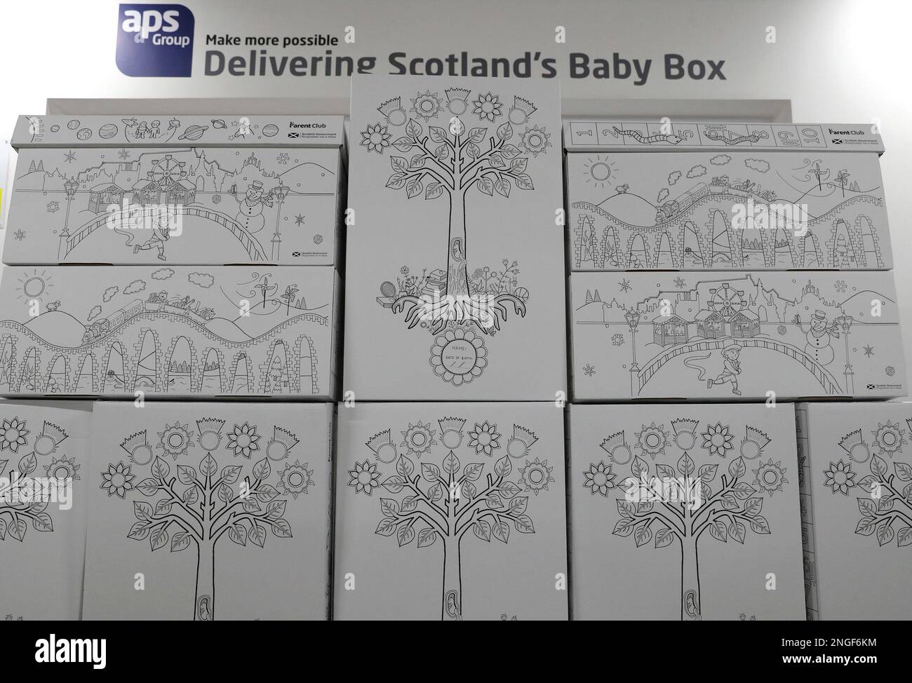 Baby box scotland hi-res stock photography and images - Alamy