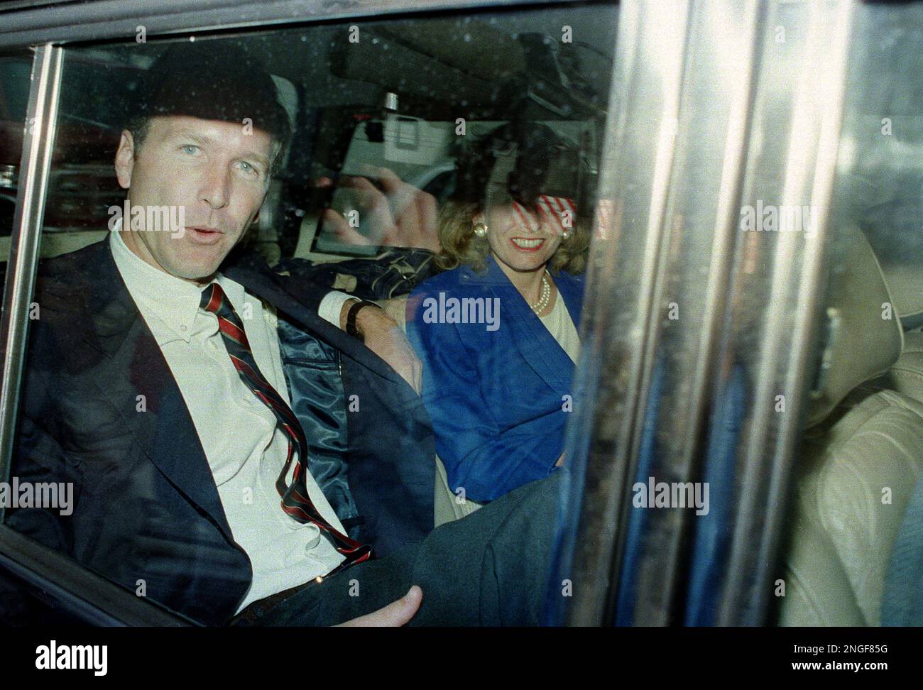 Neil Bush, son of President George Bush, and his wife Sharon are ...