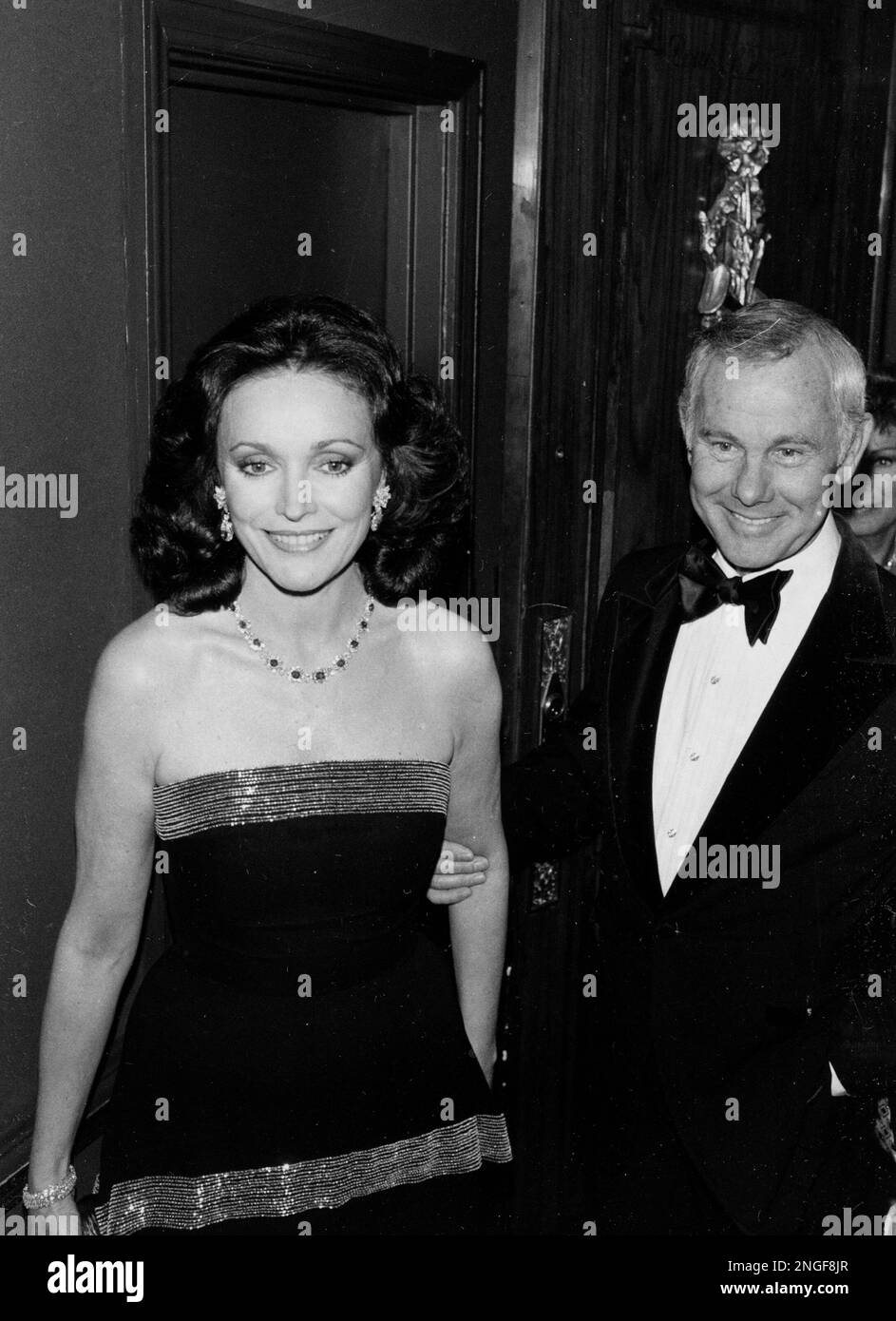 Comedian Johnny Carson and his wife, Joanna, attend the Friar's Club ...