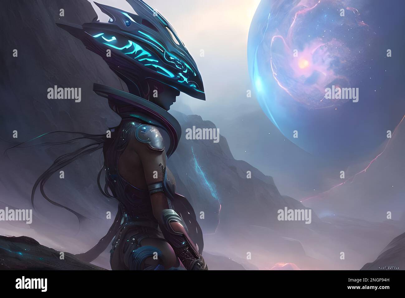 Alien goddess hi-res stock photography and images - Alamy