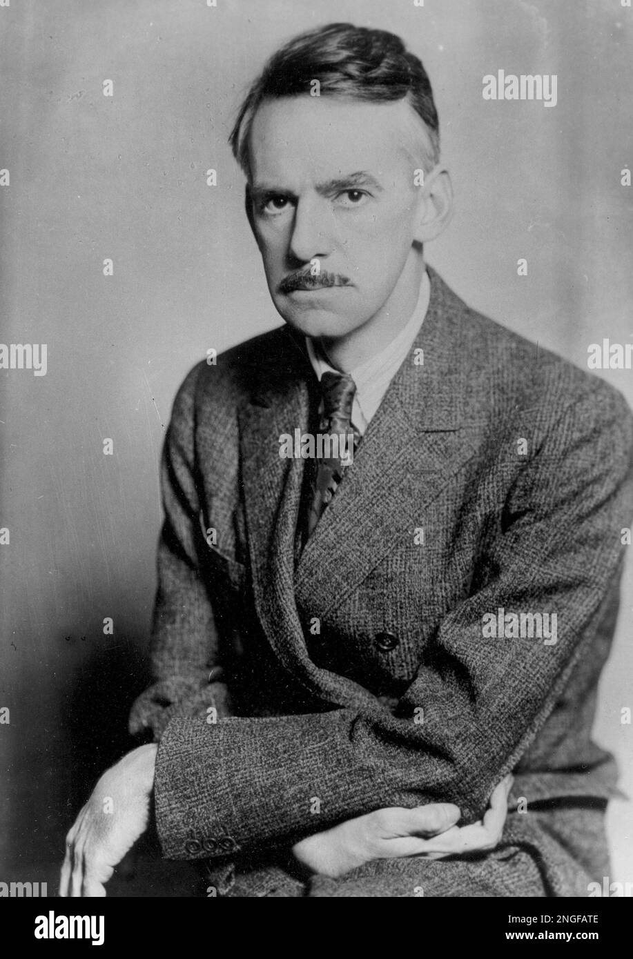 American playwright Eugene O'Neill is shown in 1936. (AP Photo Stock Photo - Alamy