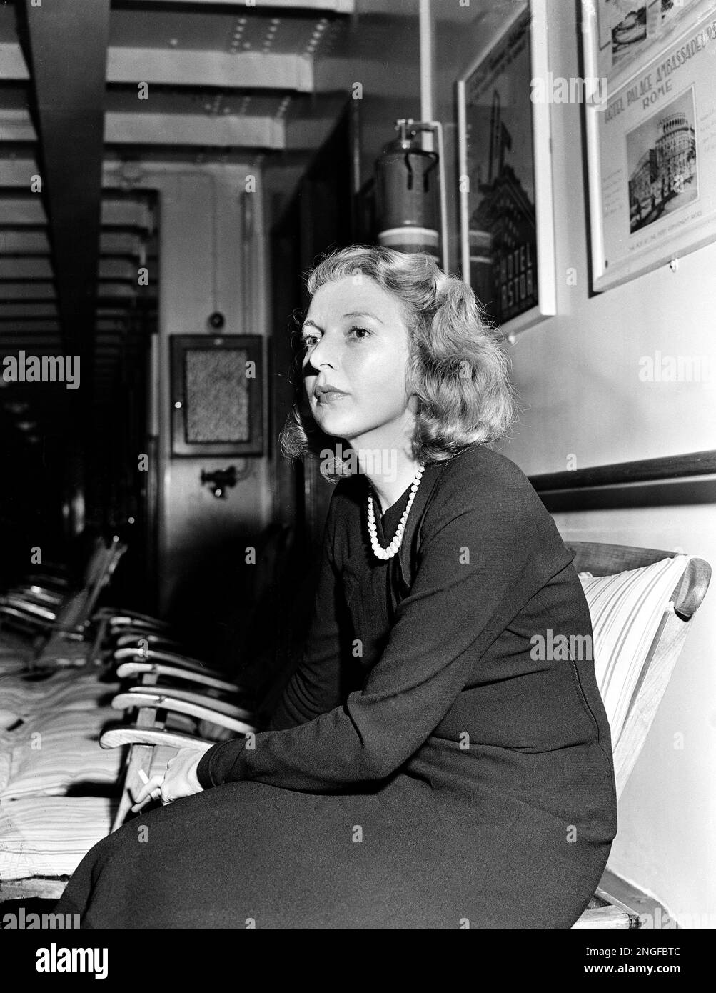Writer and correspondent Martha Gellhorn is shown in this undated photo ...