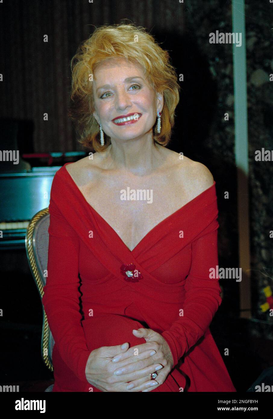 American television newscaster Barbara Walters is shown in this May ...