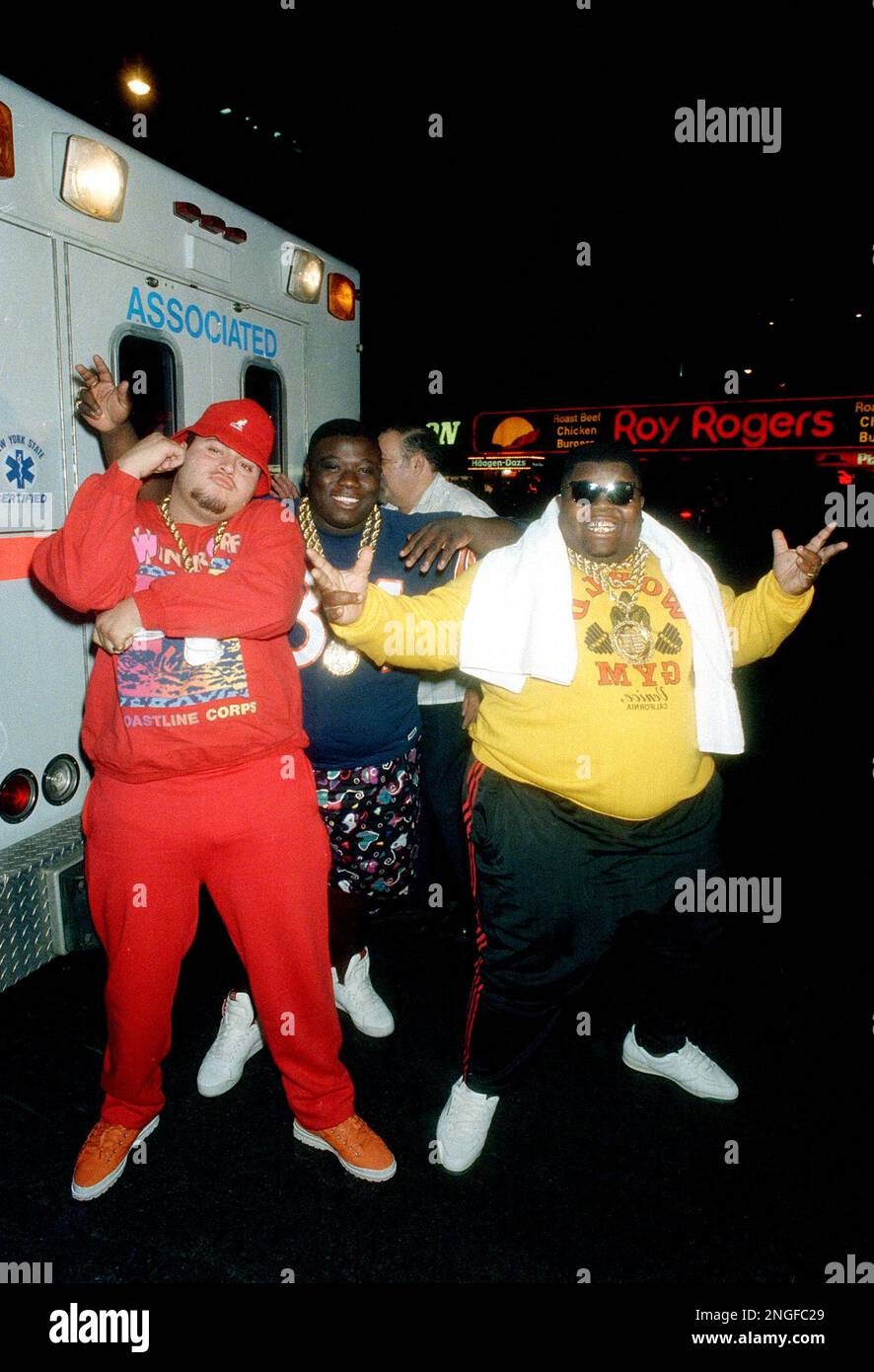 Fat Boys Mark "Prince Markie Dee" Morales, left, Damon "Kool Rock-Ski ...