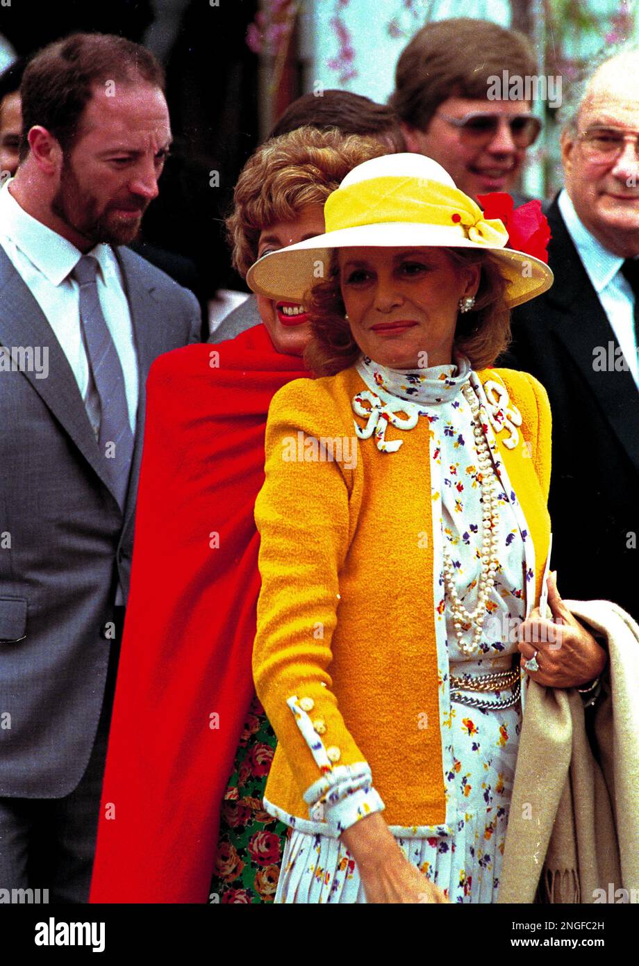 Television broadcaster Barbara Walters arrives for the wedding of Maria ...