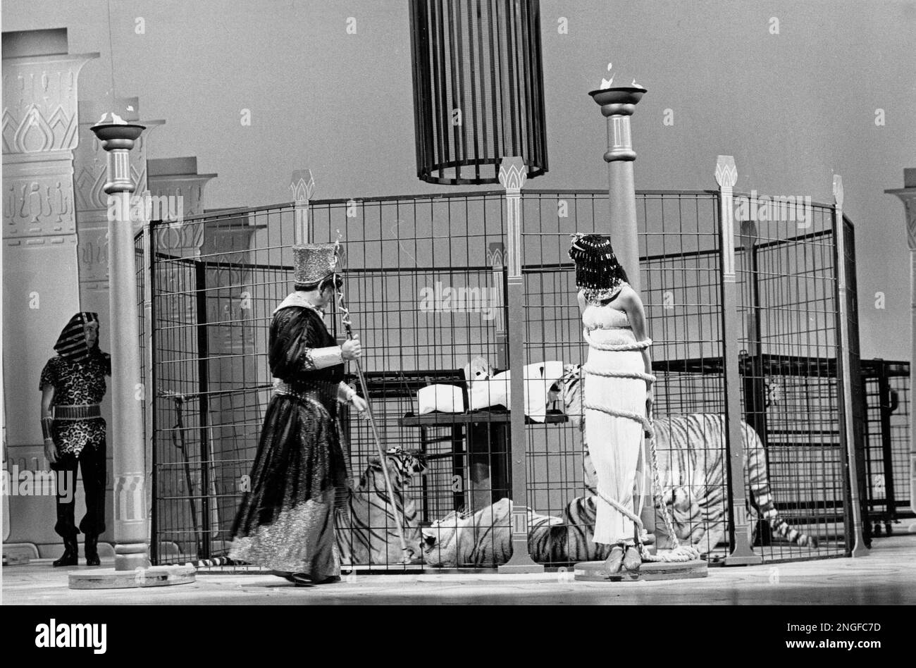 Magician Doug Henning suddenly disappears from under his cape after he ...