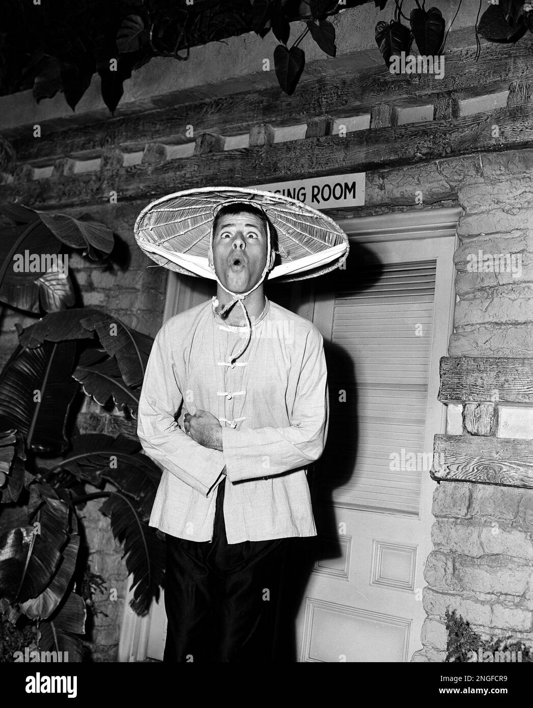 Actor-comedian Jerry Lewis, dressed for his role in "Sailor Beware ...