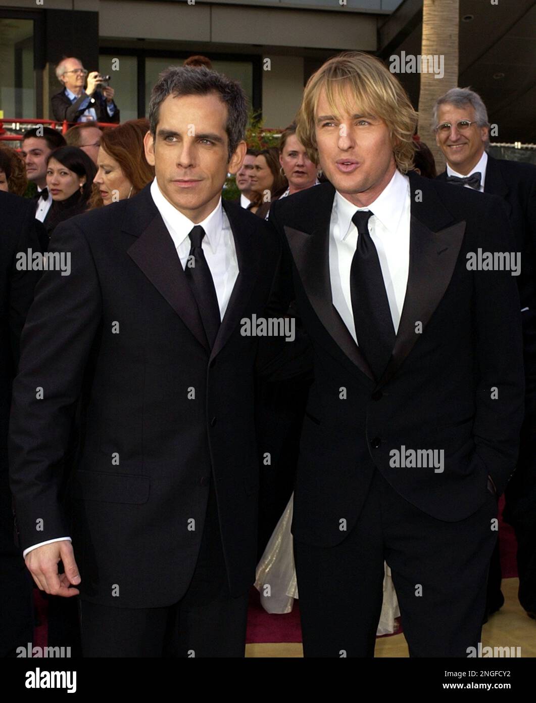 Actors Ben Stiller, left, and Owen Wilson arrive for the 76th annual ...