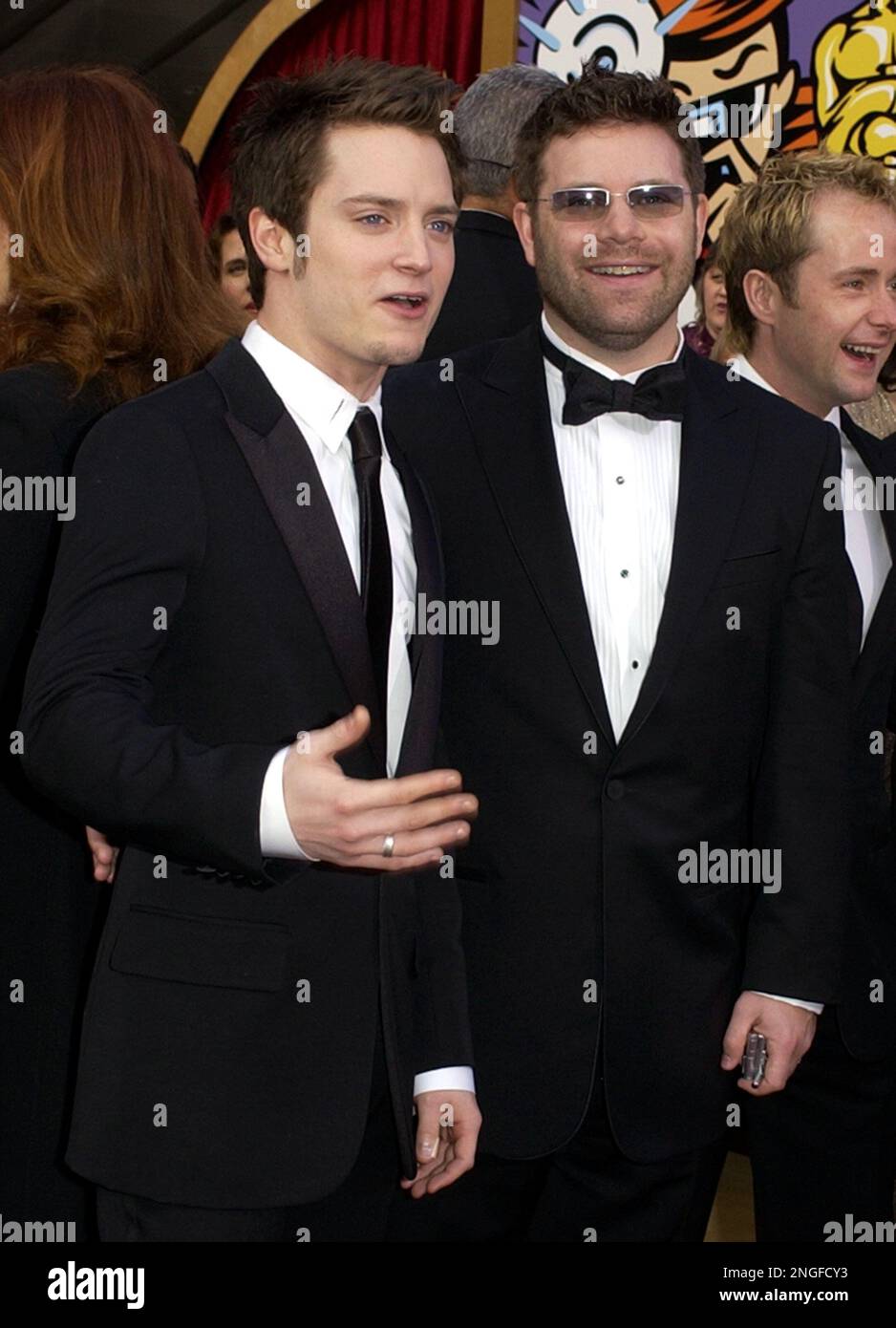 Elijah Wood and Sean Astin, cast members from "Lord of the Rings: The ...