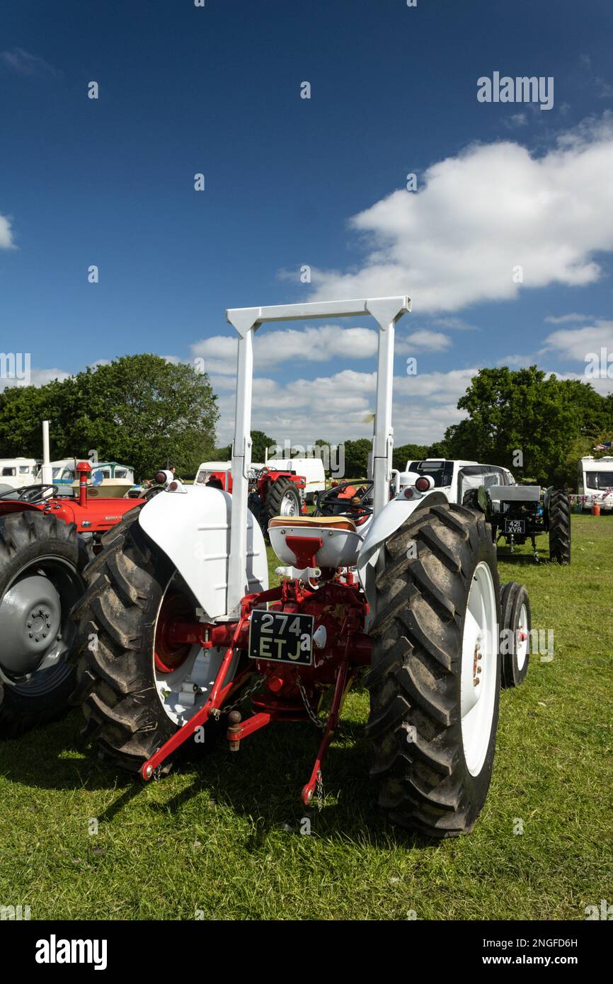 Fordson Super Dexta. Heskin Steam Rally 2022 Stock Photo - Alamy