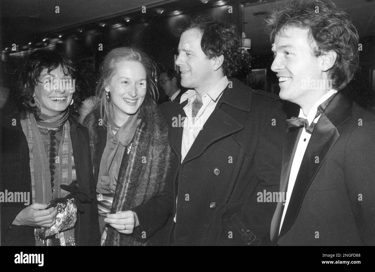 American actress Meryl Streep, second from left, and her husband, Don ...