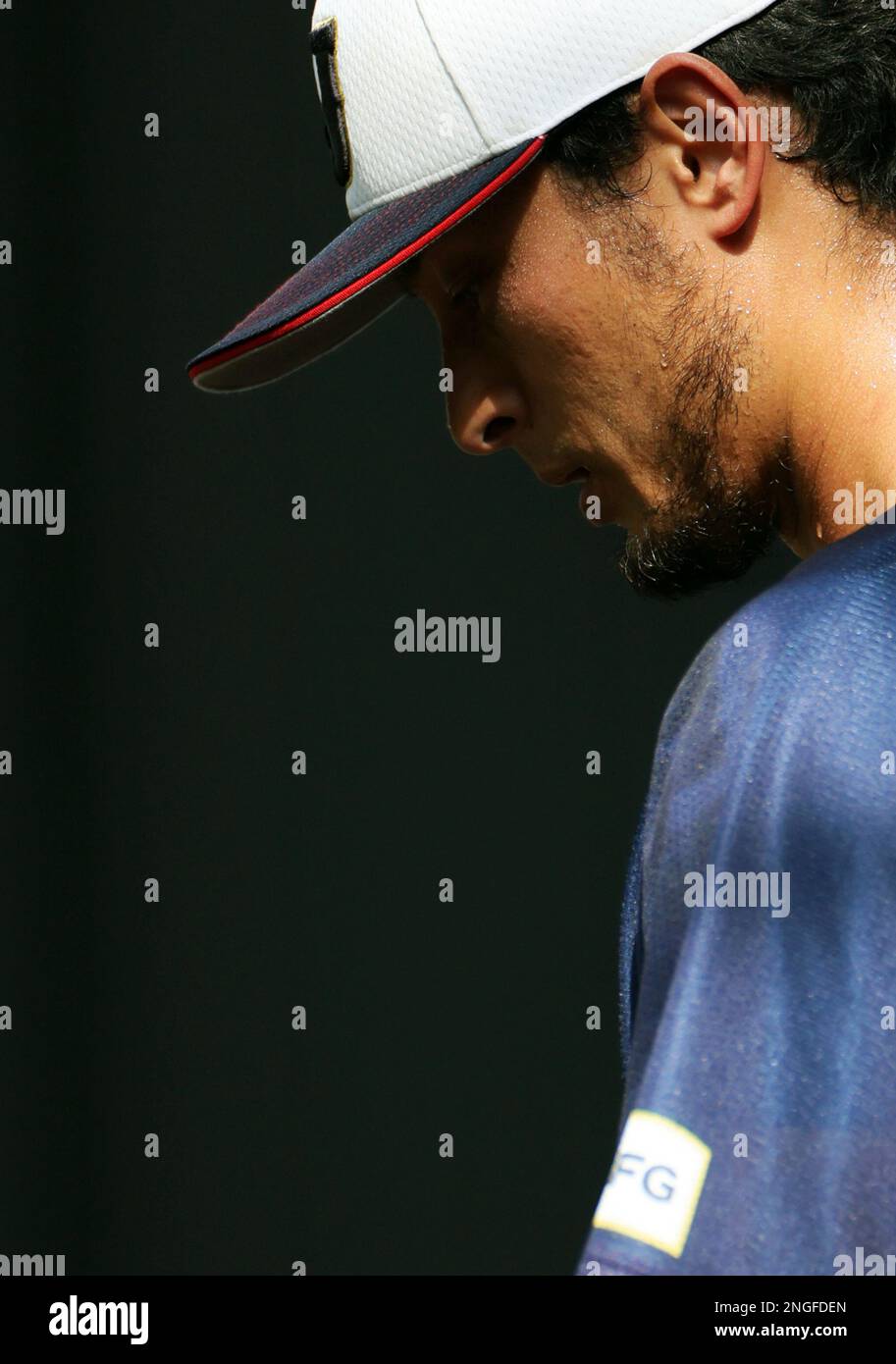 Japanese Major League Baseball pitcher Yu Darvish of the San Diego ...