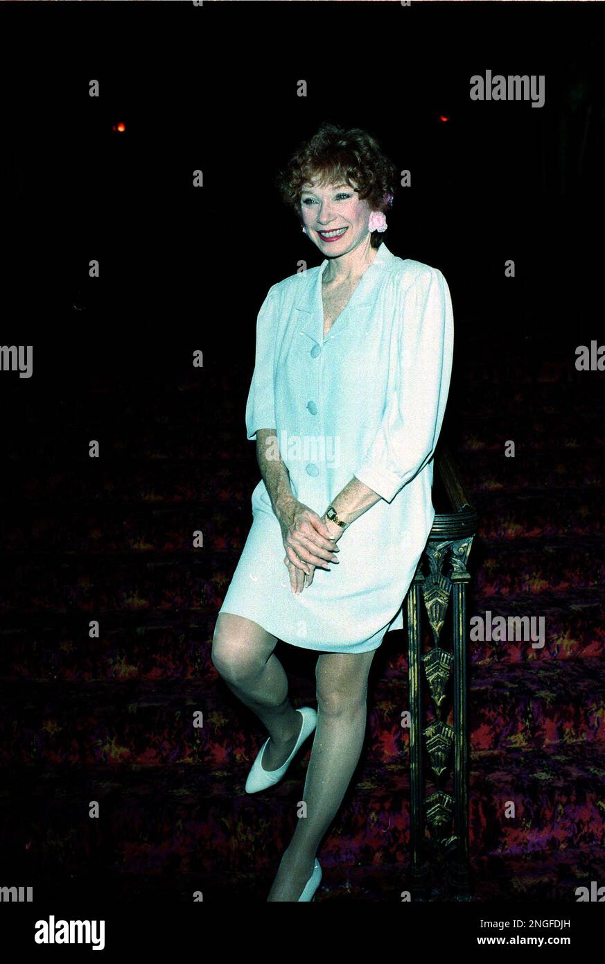 Actress Shirley MacLaine is shown on August 27, 1990. (AP Photo/Kevork ...