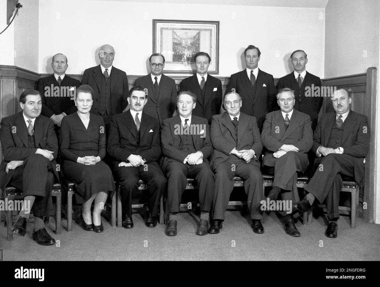 Members of the Executive Committee of the Labour Party, April 12, 1956 ...