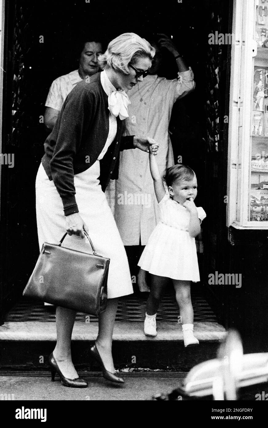 Princess Grace of Monaco and her 18 month-old daughter Princess ...