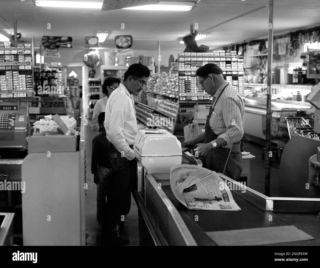 The trading post in the Canyon de Chelly on the Navajo reservation in ...