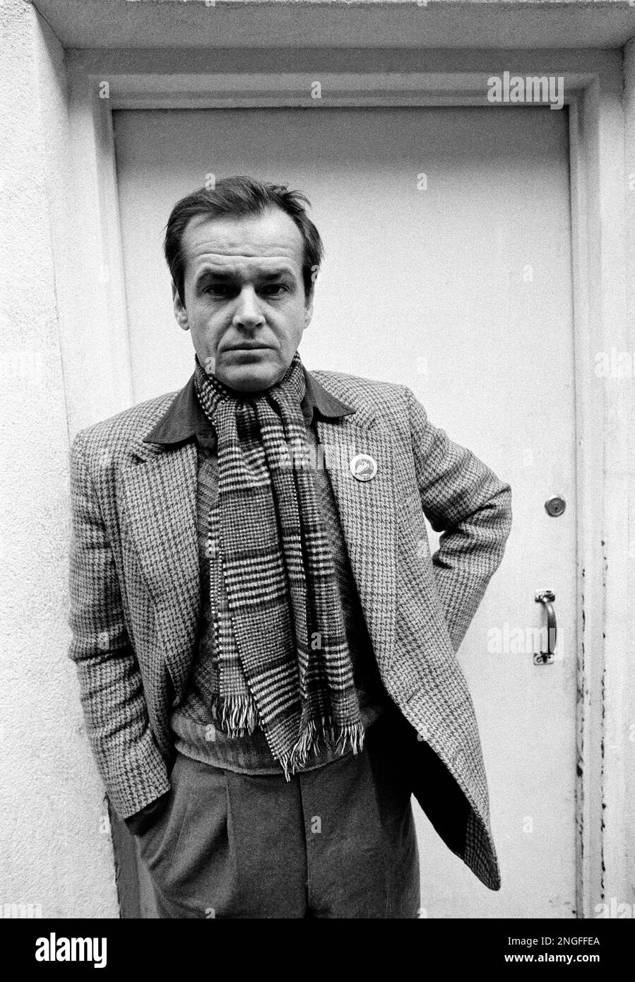 Actor Jack Nicholson is seen in New York City, where he is promoting ...