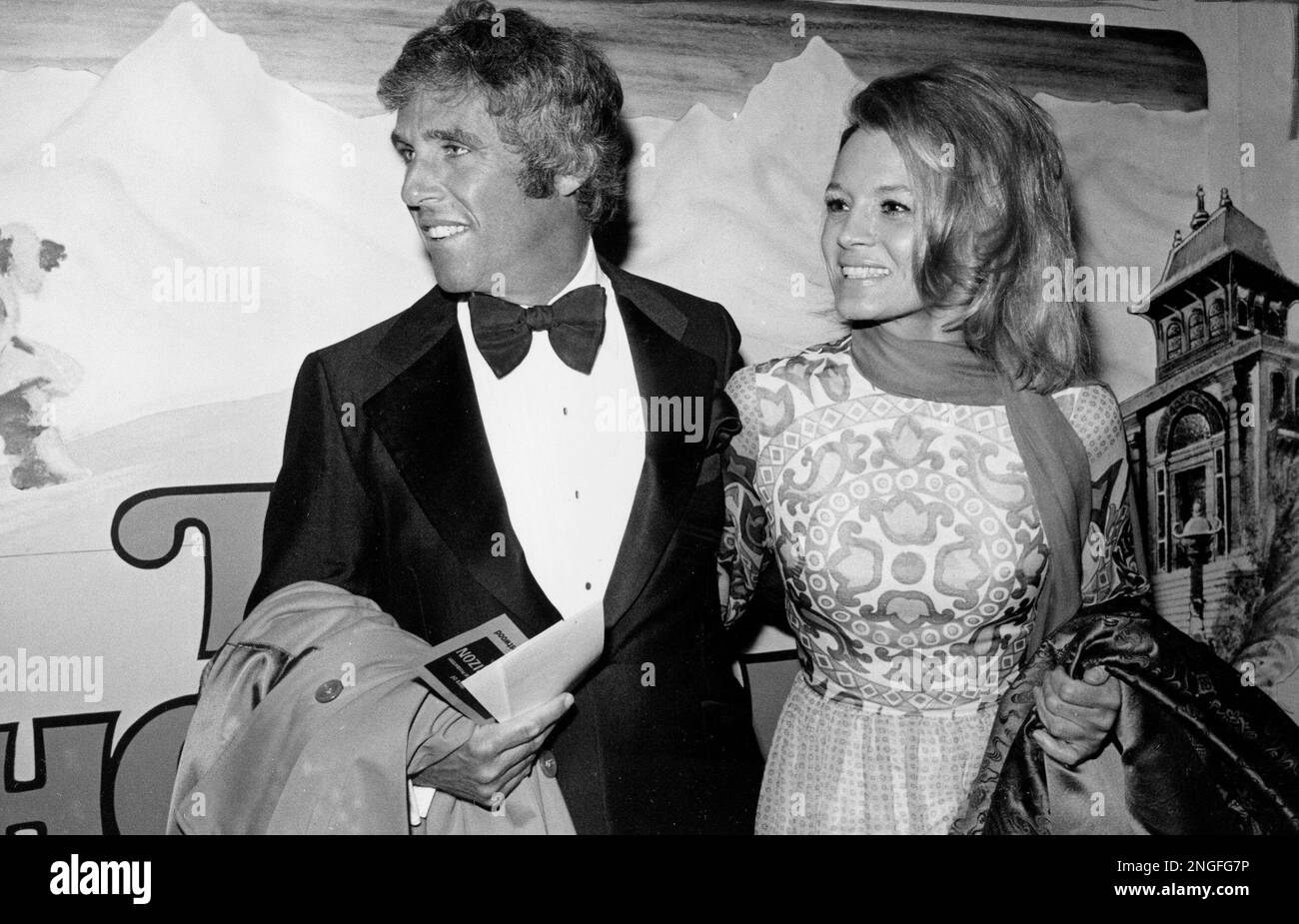 Newlyweds Burt Bacharach and Angie Dickinson, who were married recently ...