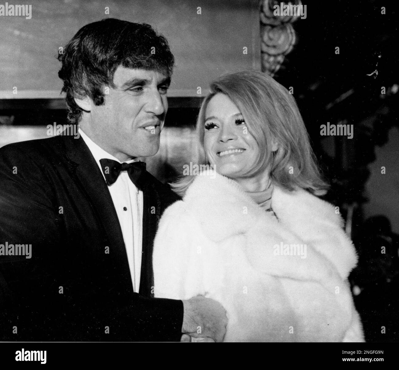 Composer Burt Bacharach and his wife, actress Angie Dickinson, attend ...