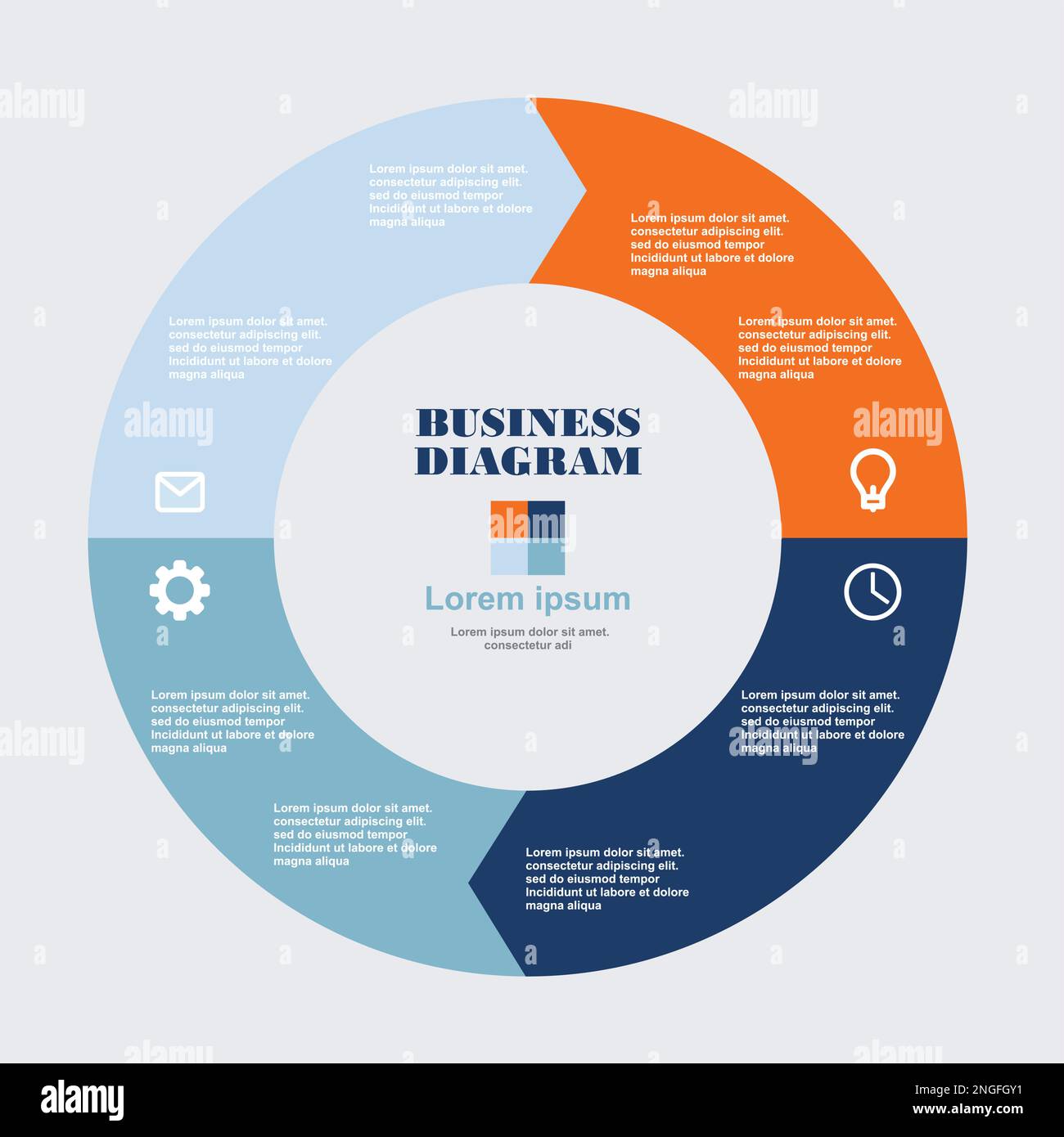 Business Diagram circle Stock Vector Image & Art - Alamy