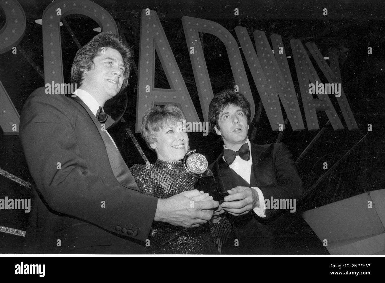 Three winners of the 31st annual Tony Awards pose together at New York ...