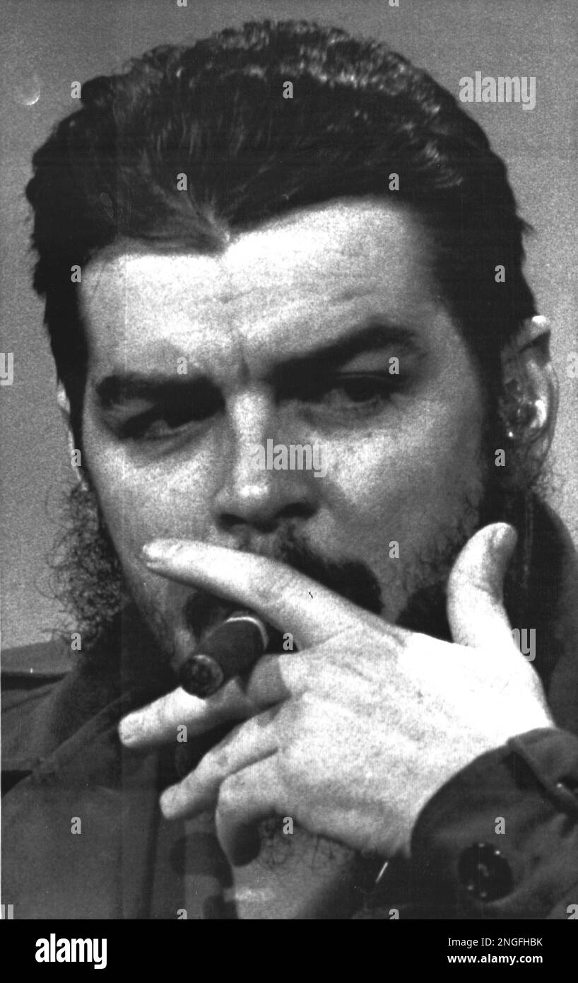 Ernesto 'Che' Guevara, Cuban Minister of Industry, appearing on a CBS ...