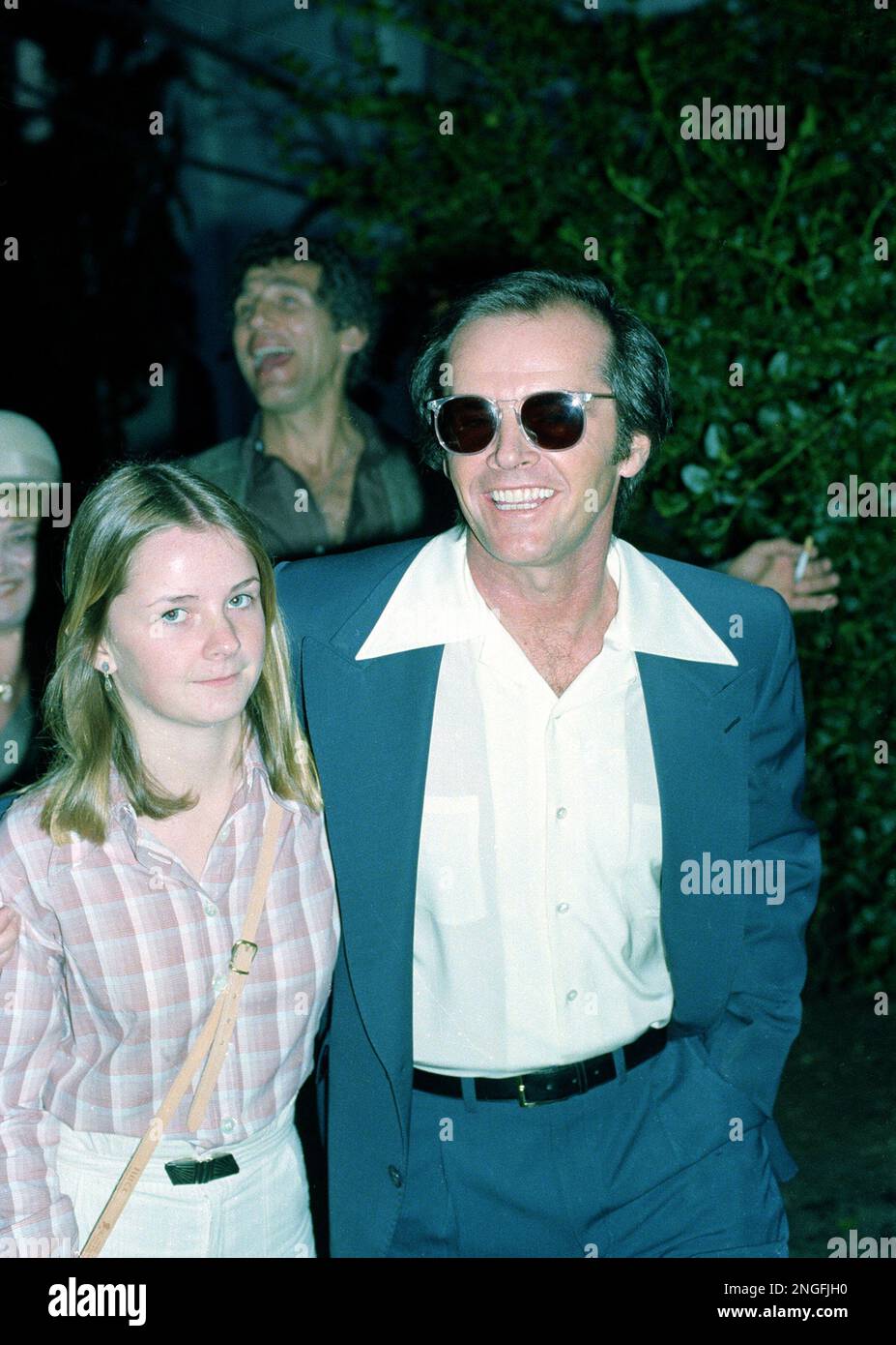 Actor Jack Nicholson is shown with his daughter, Jennifer, in Beverly ...